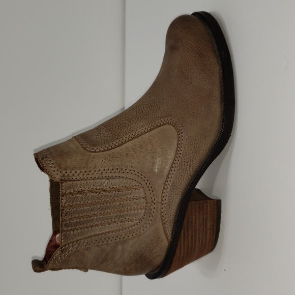 luxury rebel | Shoes | Luxury Rebel Brandon Leather Stack Heel Ankle ...